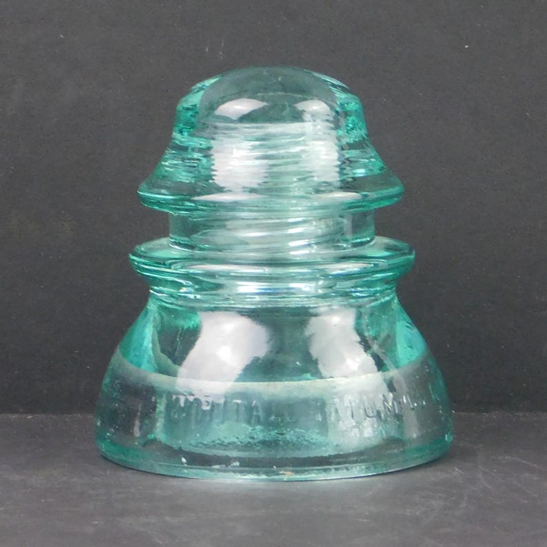 Vintage Glass Insulators Collection Pyrex Clear Hemingray Aqua Clear ...