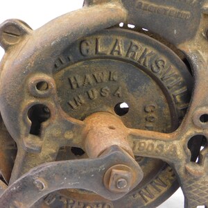 Antique Black Hawk Corn Sheller: 1903 Cast Iron Farm Tool - Etsy