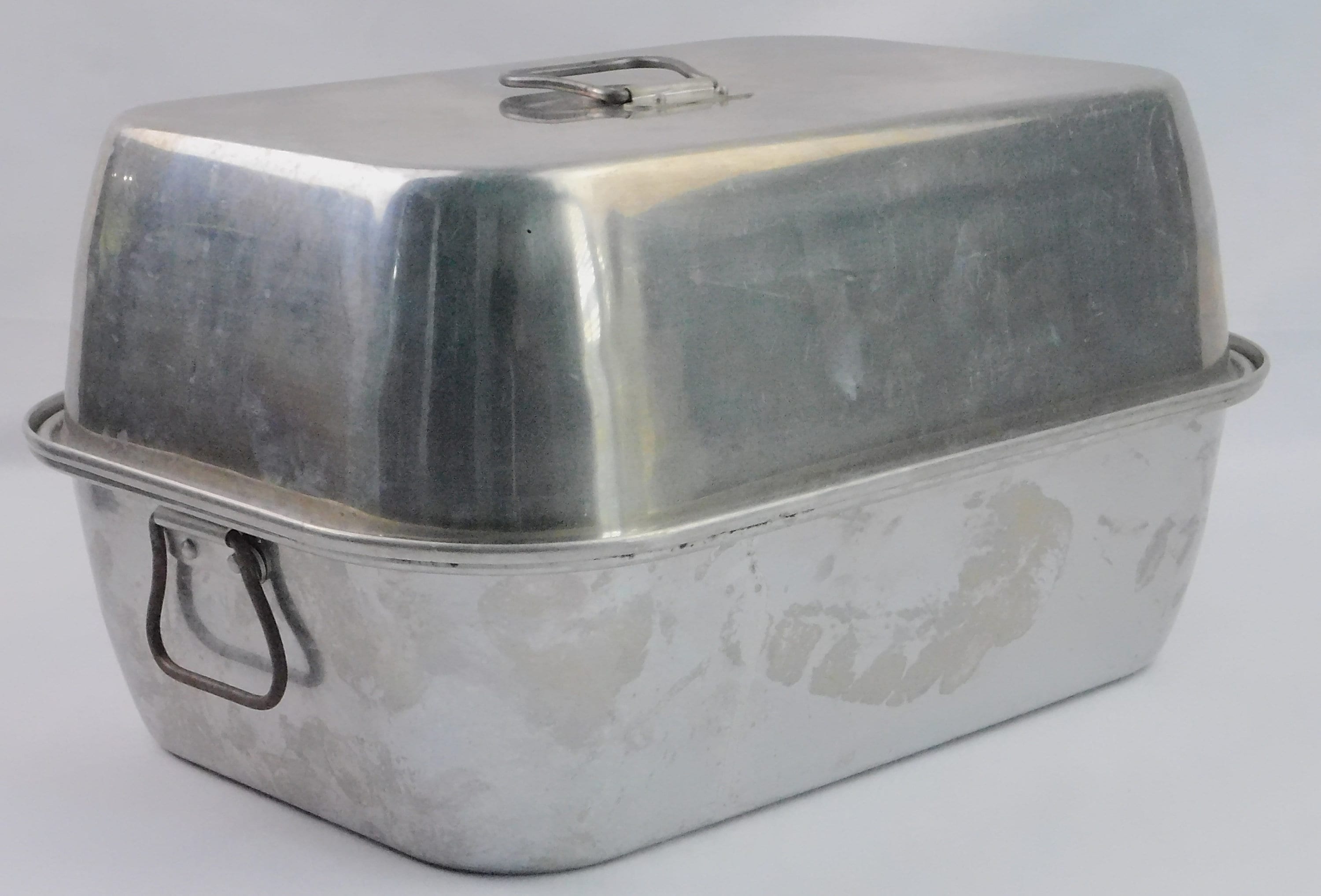 WEAR EVER Vintage Aluminum Oven Roasting Pan With Handles #2625 Vented ...