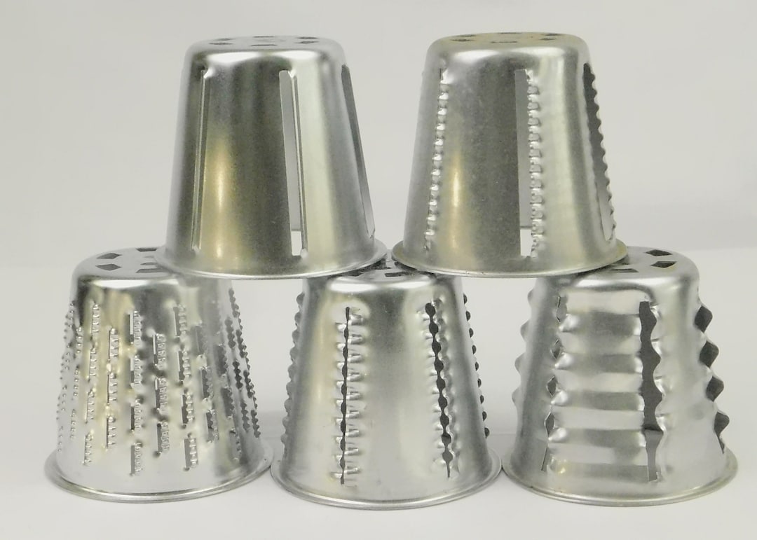 Vintage Saladmaster Food Cutter Cones: Shredder, Slicer, Stringer ...