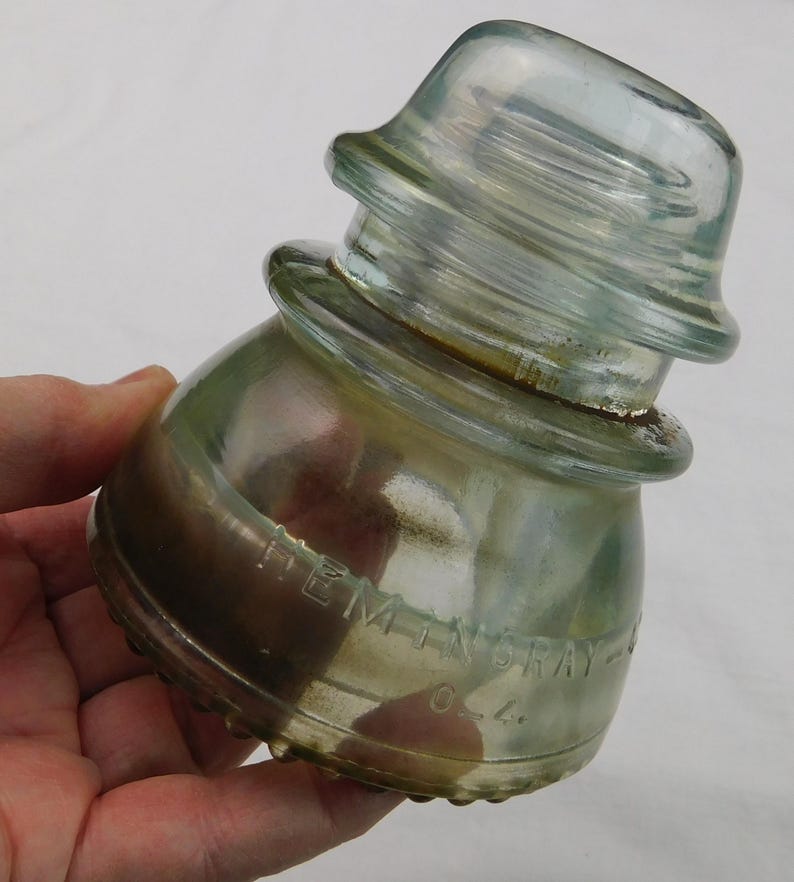 Vintage Glass Insulators Collection Pyrex Clear Hemingray Aqua Clear ...