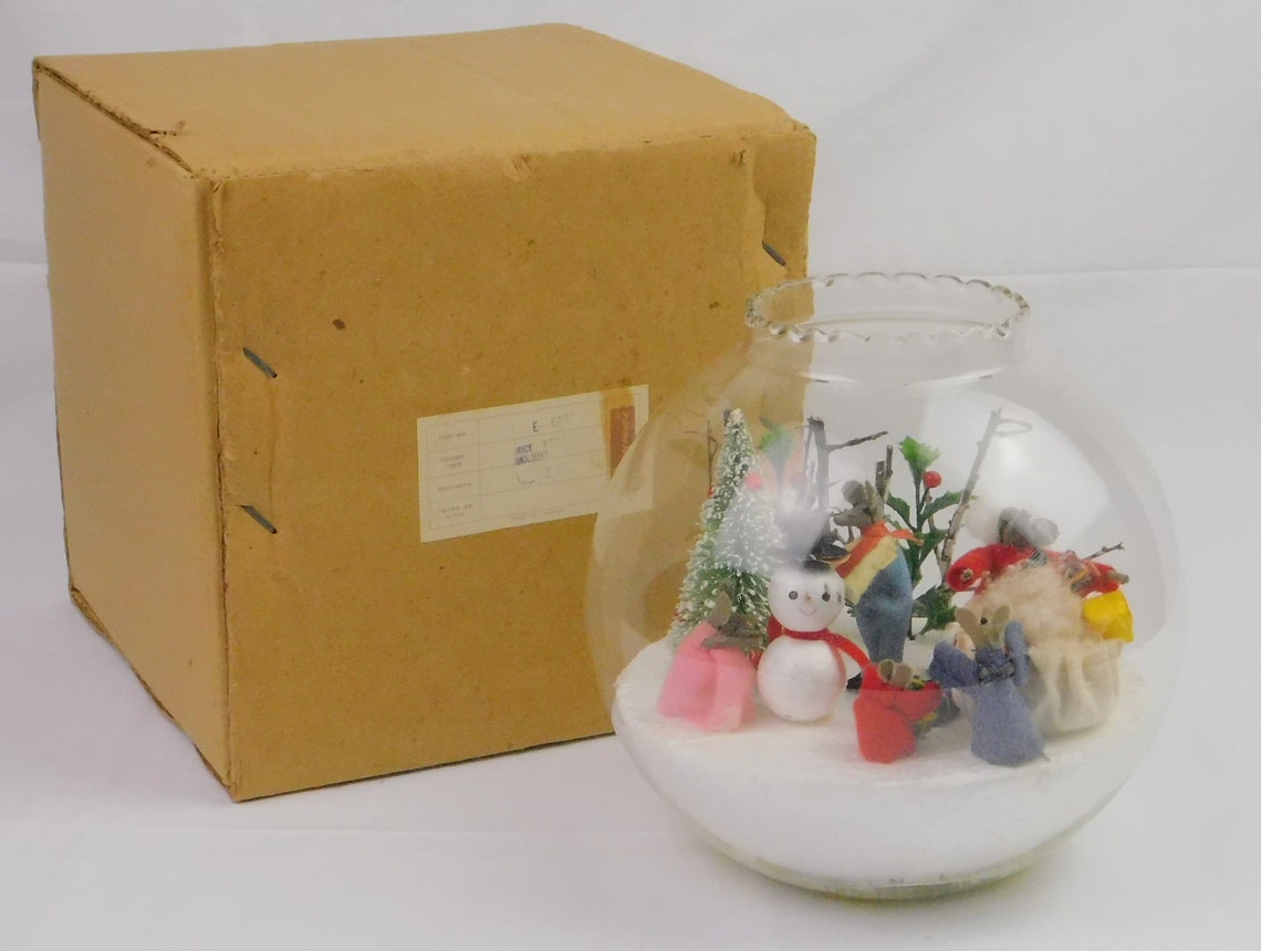 Mice Holiday. Vintage Christmas Kitsch Home Decor From - Etsy