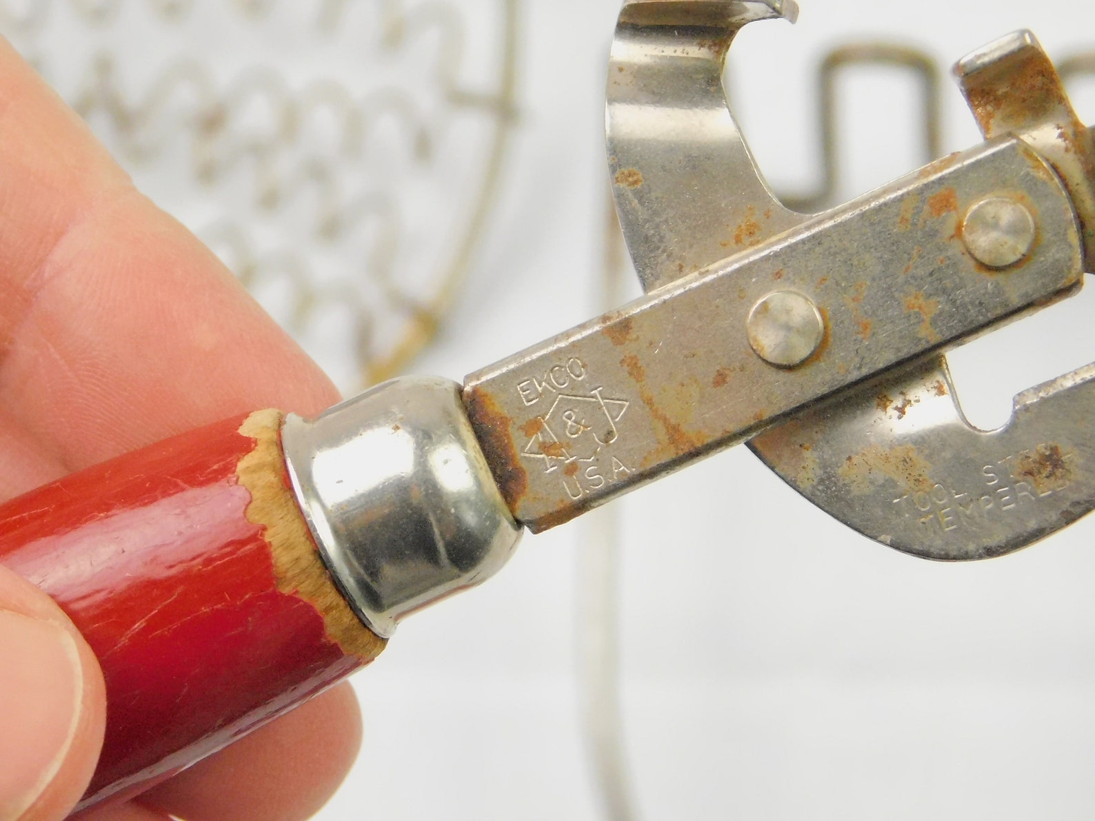 Choice of Red Handled Wooden Kitchen Utensils. Vintage - Etsy