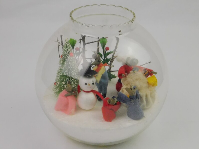 Mice Holiday. Vintage Christmas Kitsch Home Decor From - Etsy