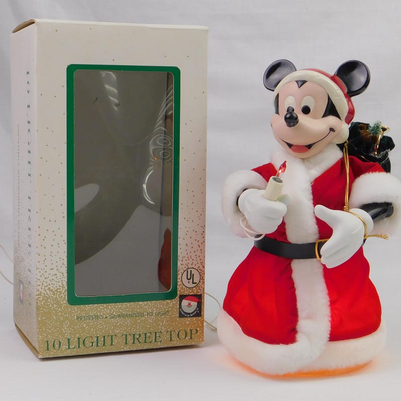 Santa Mickey Mouse - Etsy