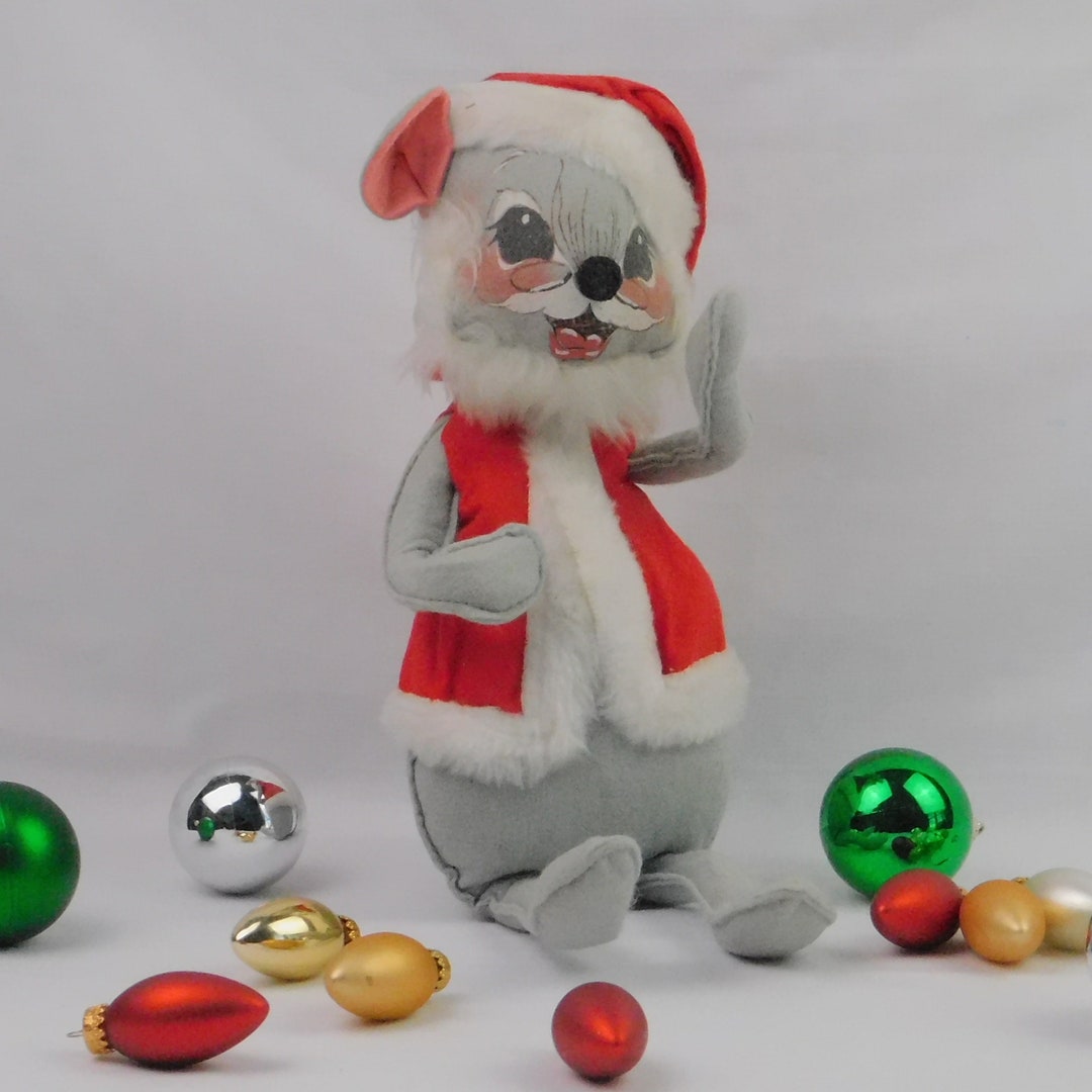 18 Annalee Mobilitee Mouse Santa Claus, Poseable, Bendable Christmas ...