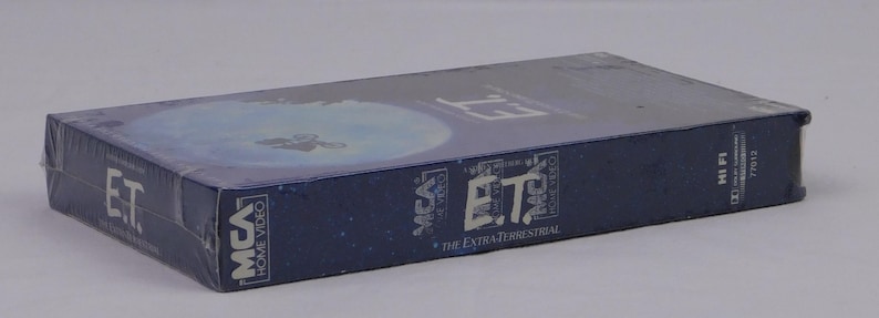 Vintage 1982 E.T. Extra-terrestrial VHS Factory Sealed Green Door MCA ...