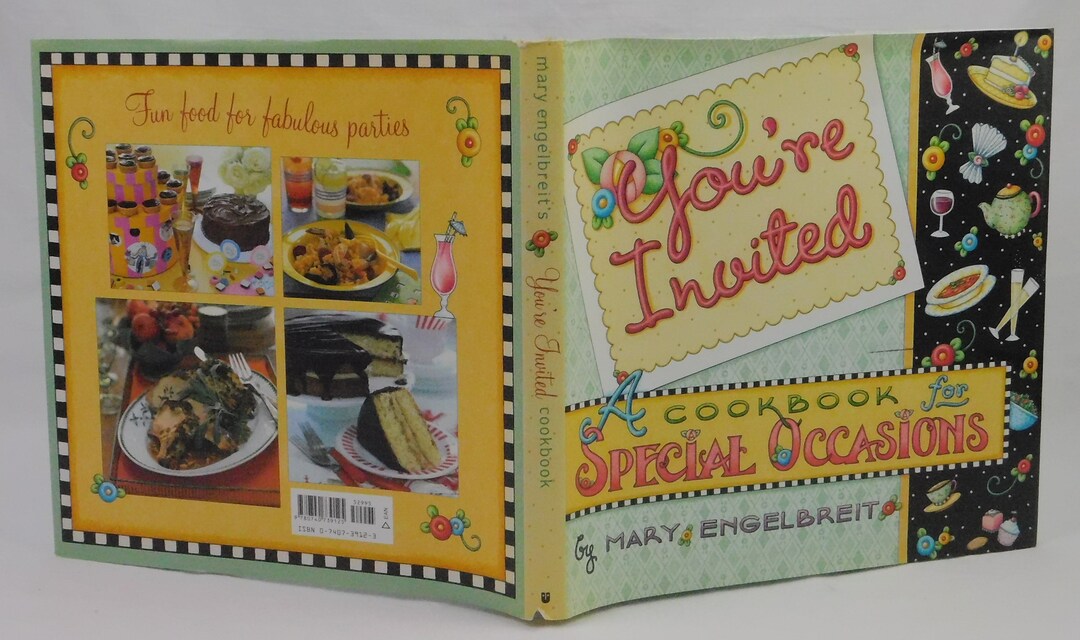 Vintage Mary Engelbreit You’re Invited Cookbook Hardcover 144 Pages ...
