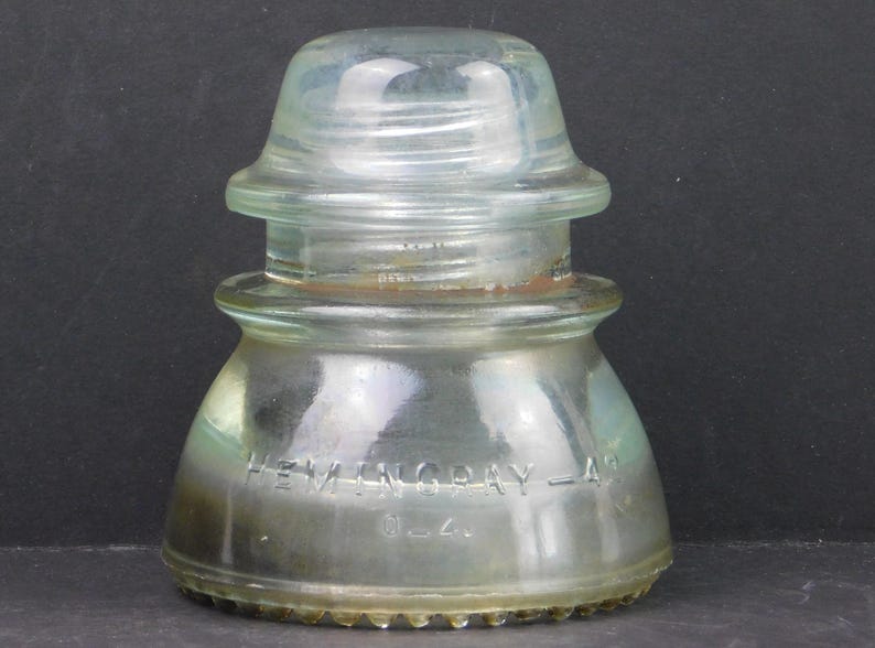 Vintage Glass Insulators Collection Pyrex Clear Hemingray Aqua Clear ...