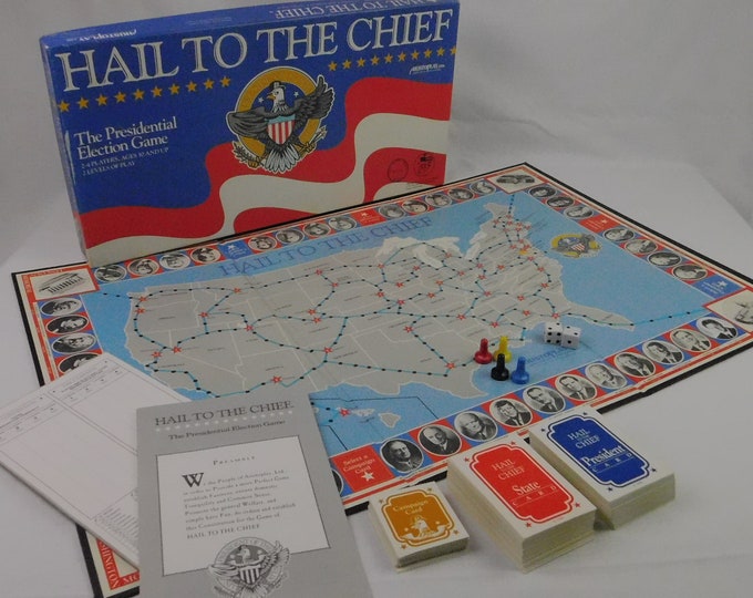 Hail to the Chief, a Vintage Aristoplay Political Board Game. Learn the ...