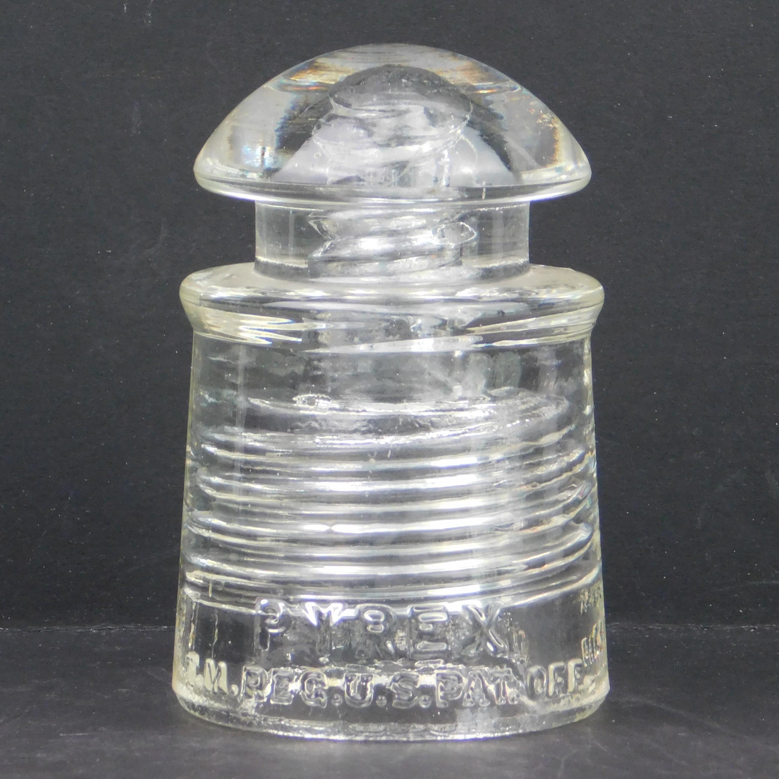 Vintage Glass Insulators Collection Pyrex Clear Hemingray Aqua Clear ...