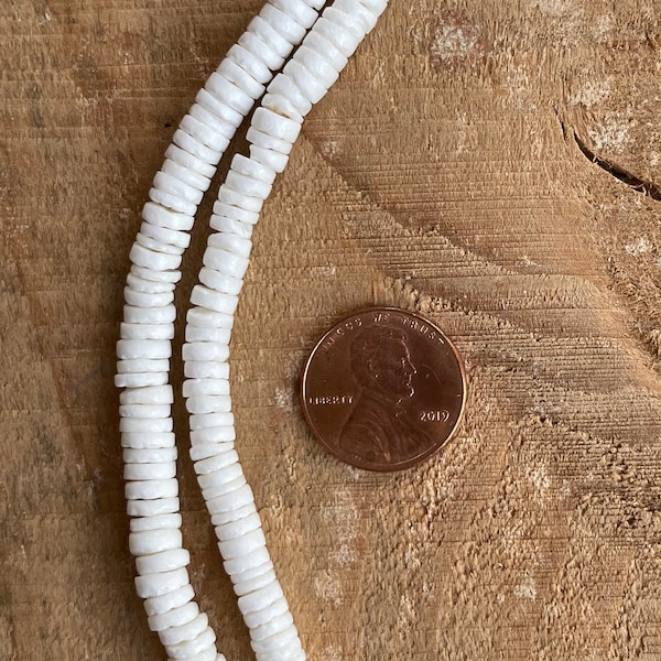 Shell Heishi Beads - Etsy