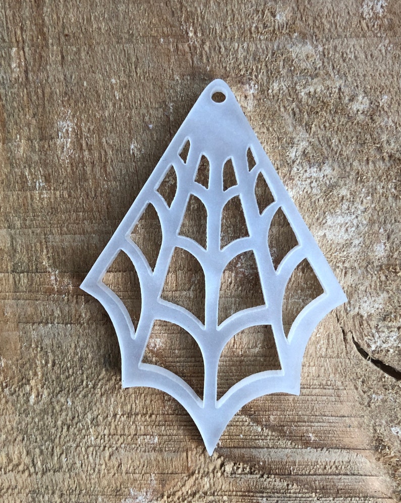 Custom laser cut acrylic spider web with spider assembled | Etsy