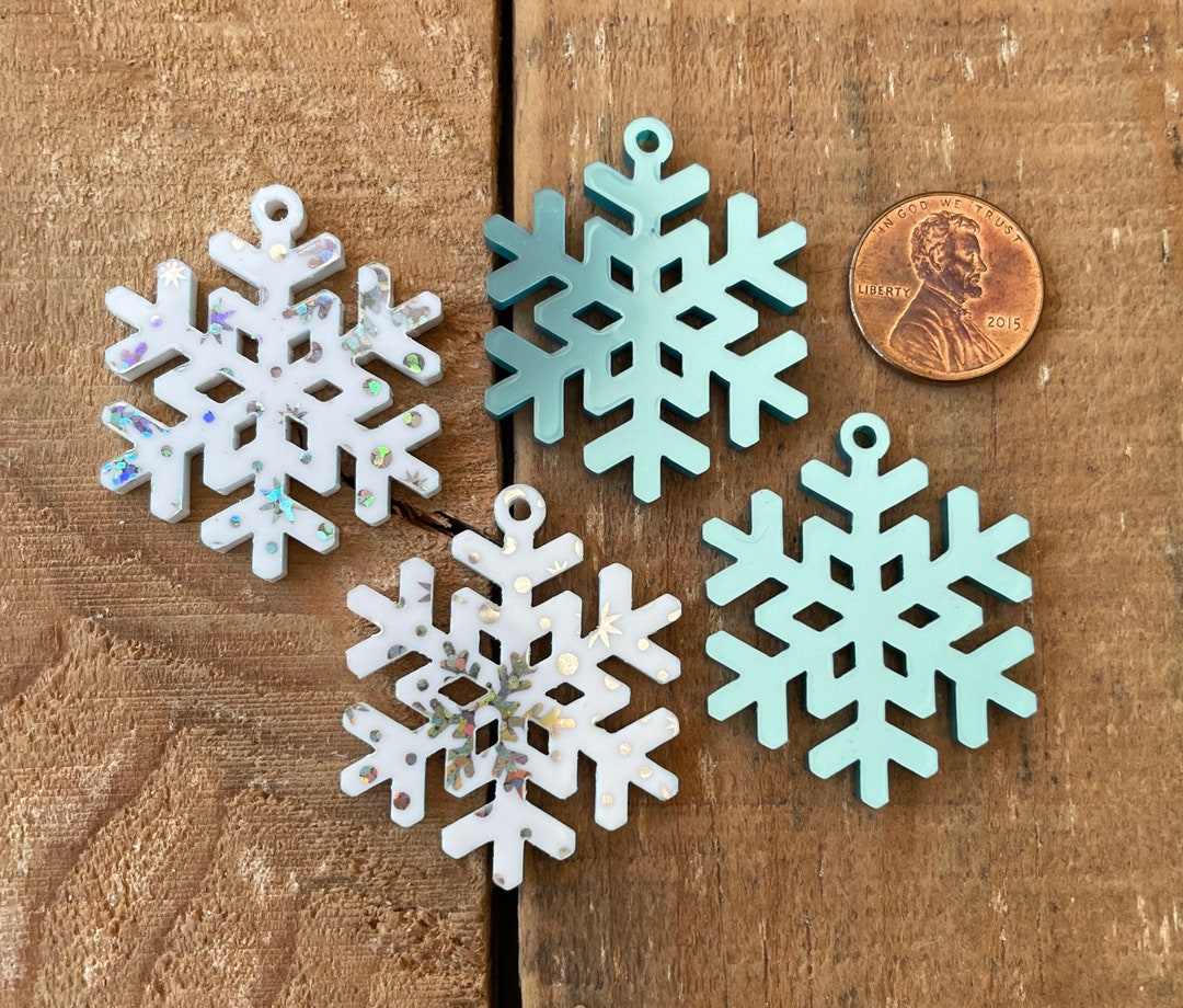 New Color Options Custom Laser Cut Snowflake, Necklace, Earring ...