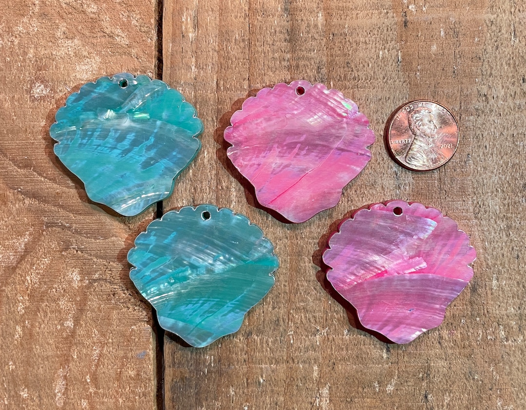 Laser Cut Acrylic Realistic Shell Laminate, Clam Shell Earring ...