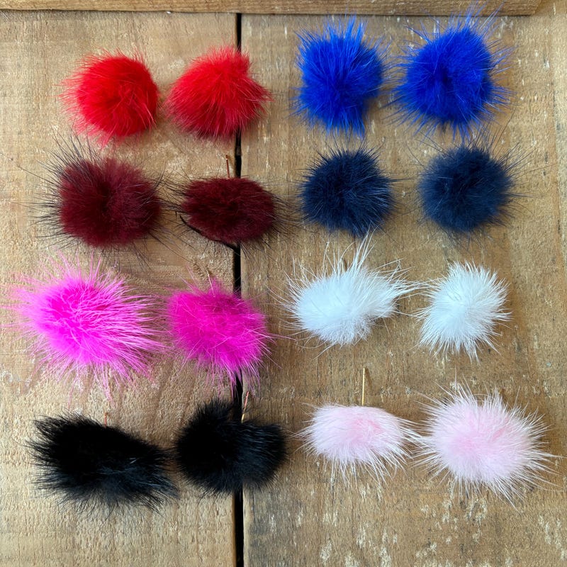 Pink Pom Puff - Etsy