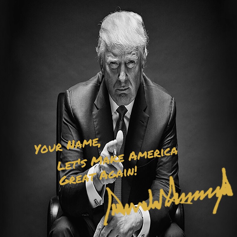 Donald Trump Signed Photo - Etsy