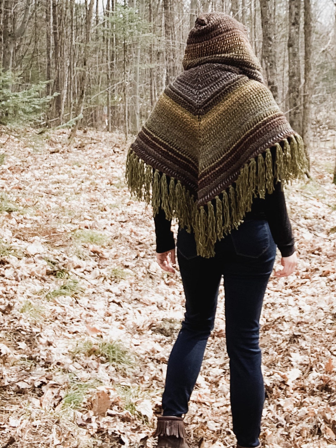 The Hedge Witch Shawl Hooded - Etsy