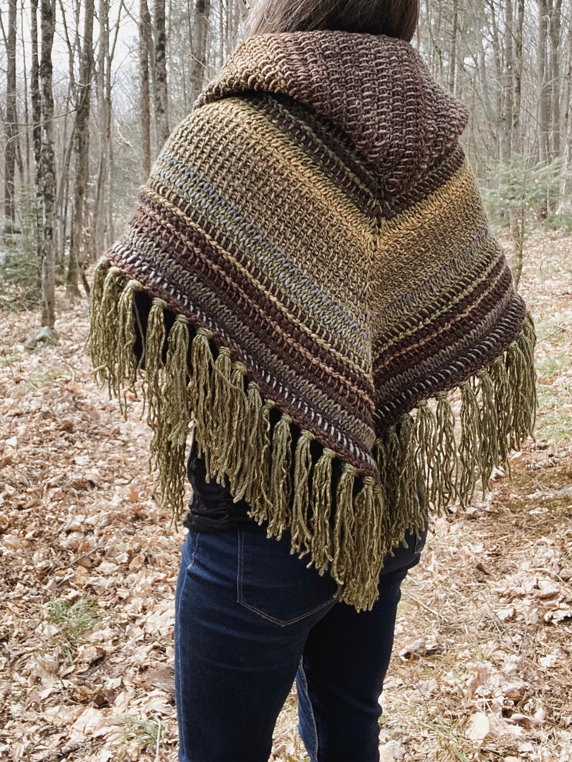 The Hedge Witch Shawl Hooded - Etsy