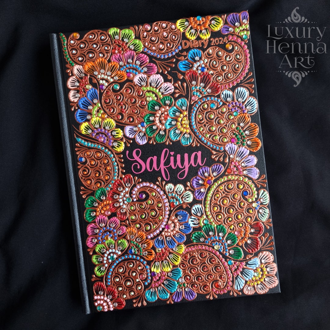 A5 2026 Diary Henna Design Page per Day - Etsy