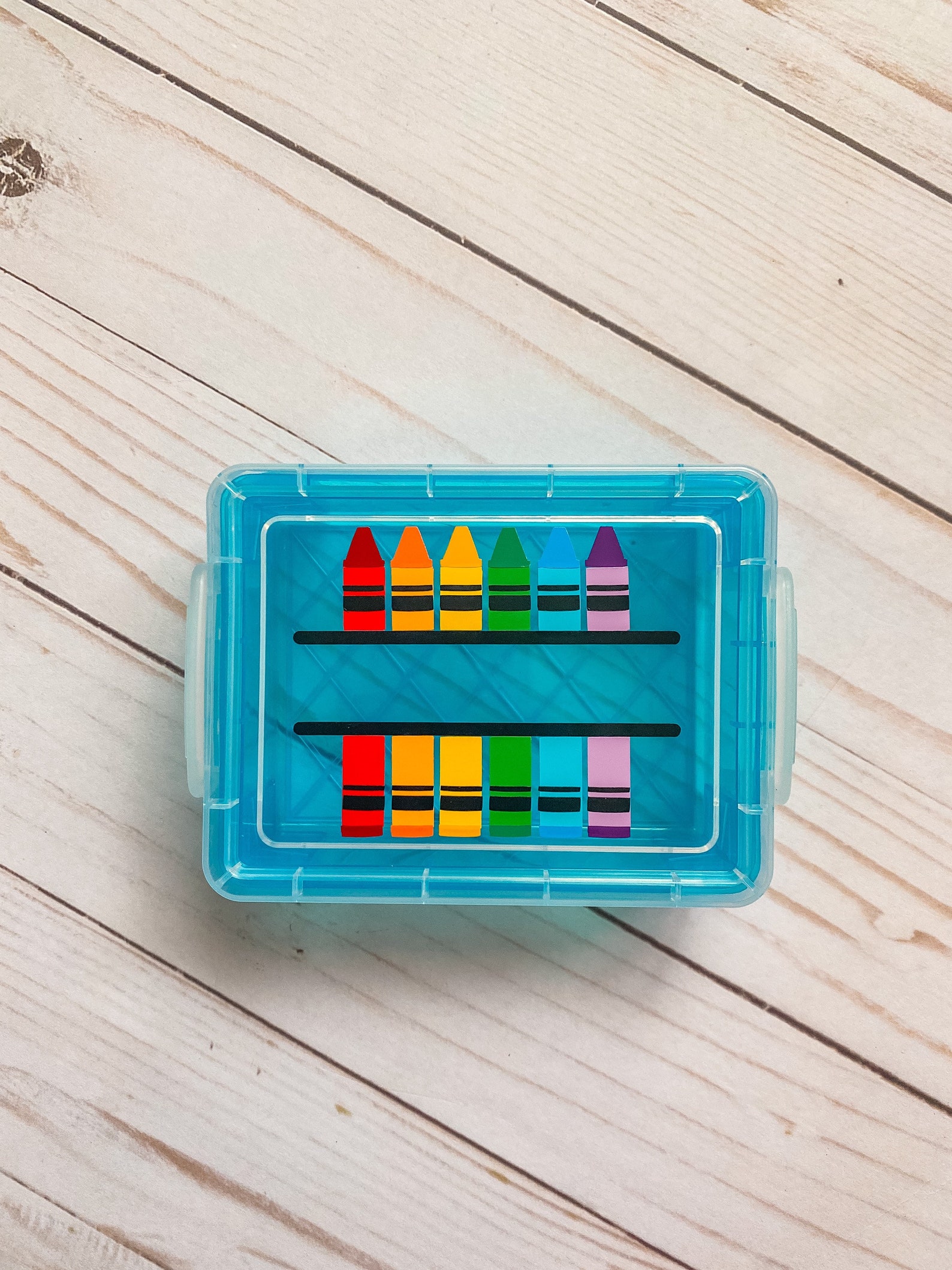 Personalized Crayon Box Crayon Box Back to School Kids - Etsy