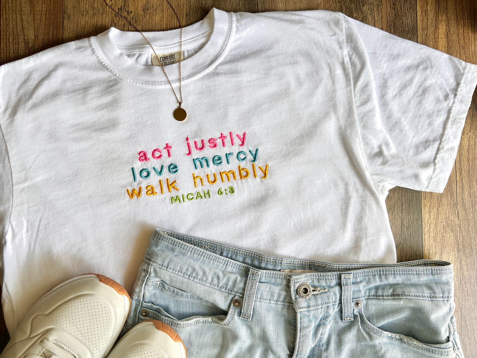 Embroidered Christian T-shirt Faith Shirt Hymn Shirt Worship Sweatshirt ...