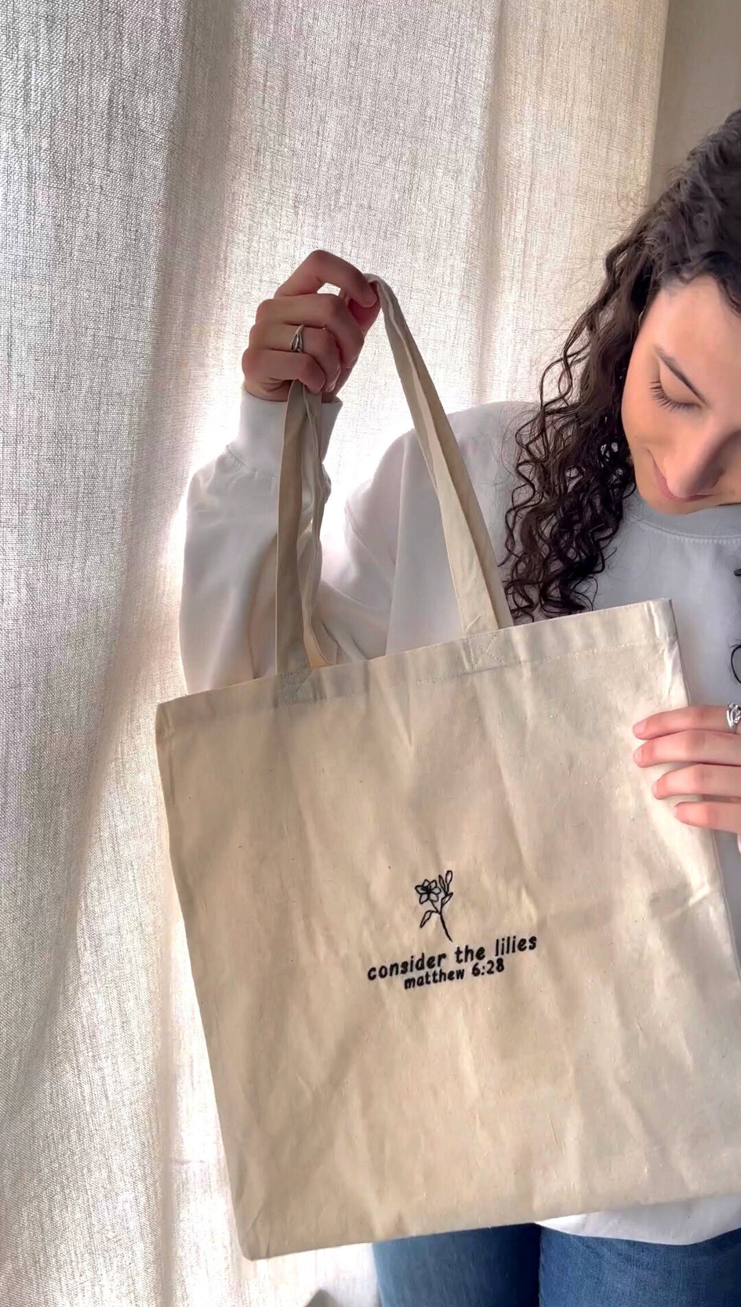 Faith Christian Tote Bag, Bible Verse Tote Bag, Christian Tote Bag ...