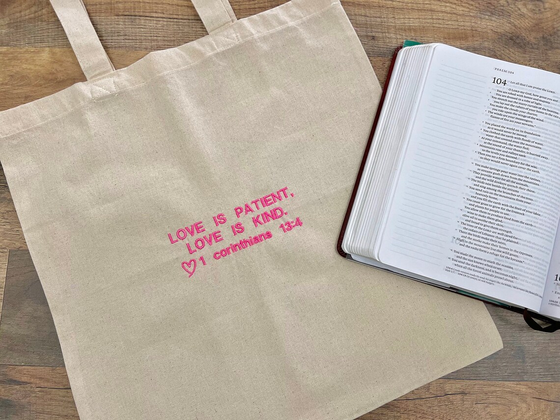 Christian Tote Bag, Bible Verse Bag, Christian Womens Gift, Christian ...
