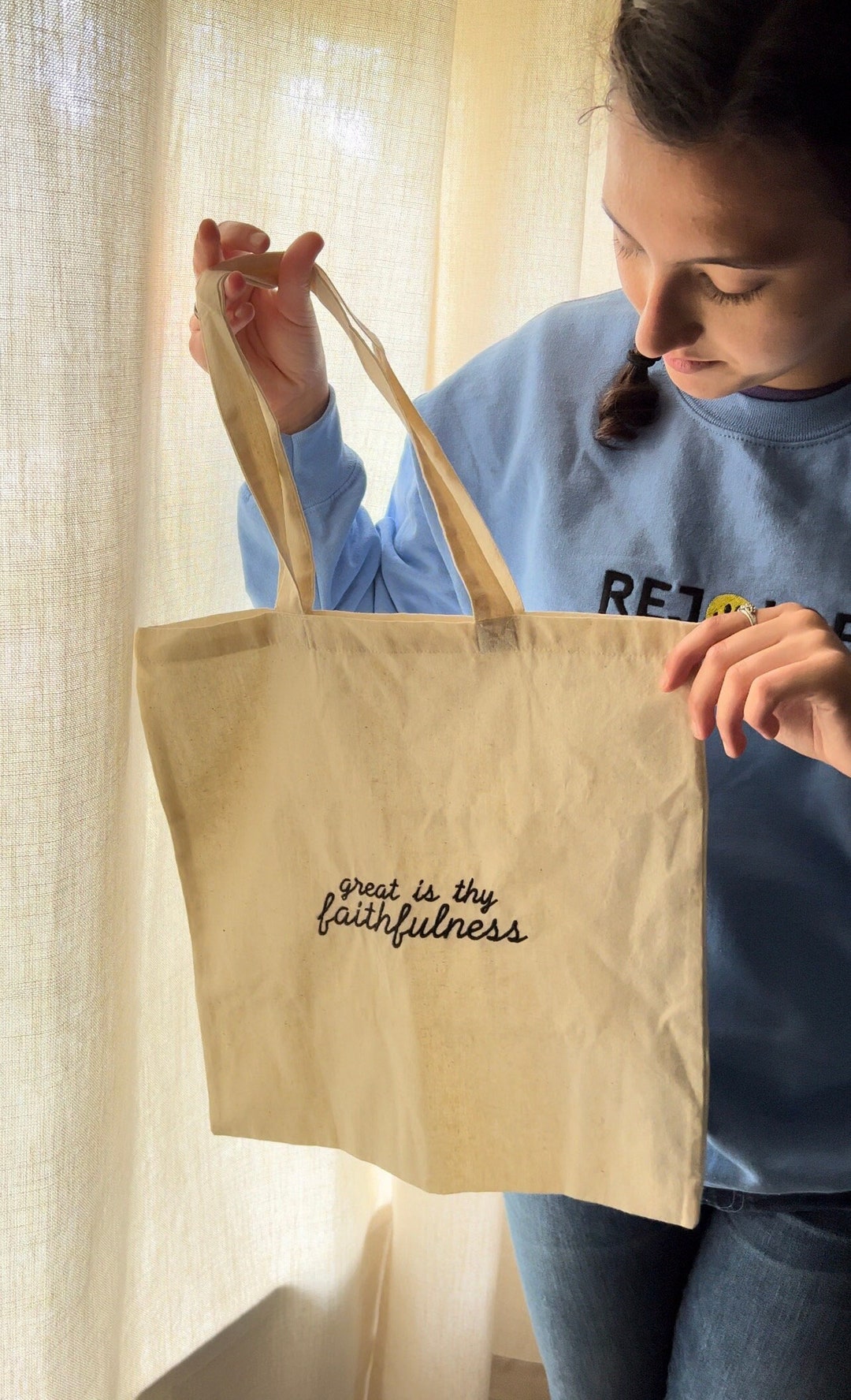 Faith Christian Tote Bag, Bible Verse Tote Bag, Christian Tote Bag ...