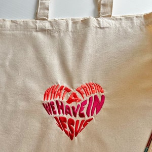 Christian Tote Bag, Bible Verse Bag, Christian Womens Gift, Christian Gift, Jesus Tote Bag ...