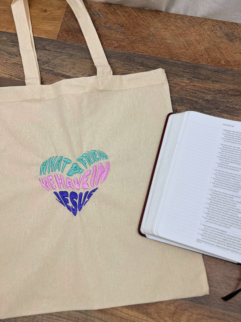 Christian Tote Bag, Bible Verse Bag, Christian Womens Gift, Christian Gift, Jesus Tote Bag ...