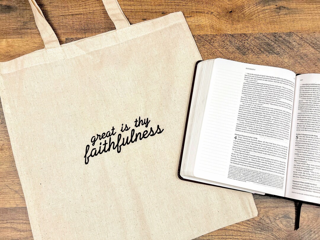 Faith Christian Tote Bag, Bible Verse Tote Bag, Christian Tote Bag ...