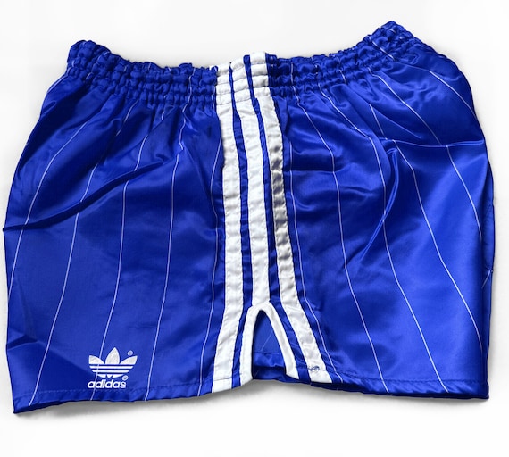 Adidas Santiago Sprinter Shorts Vintage 80s Shiny Gla… Gem