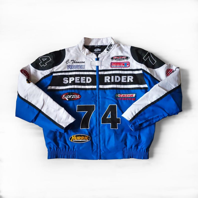 Fast Lane Vintage Speed Freak Racing Jacket XL - Etsy