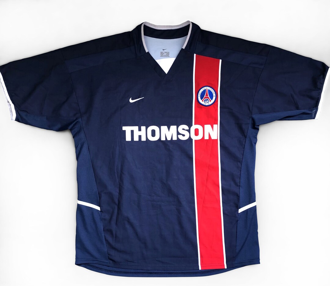 Paris Saint-germain 2002-03 Home Shirt Soccer Jersey Size L Maglia ...