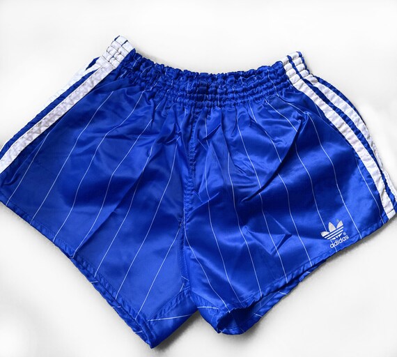 Adidas Santiago Sprinter Shorts Vintage 80s Shiny Gla… Gem