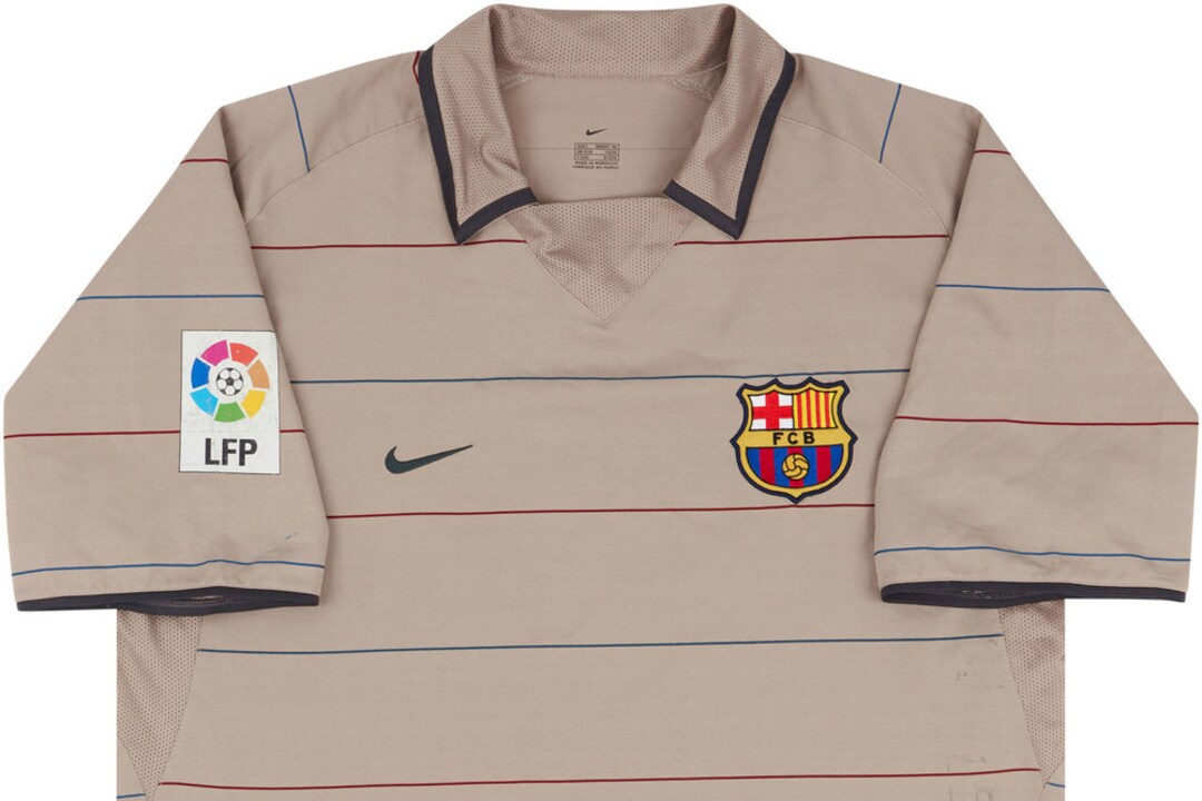 Barcelona 2003-04 Away Football KIT Soccer Jersey Size S - Etsy
