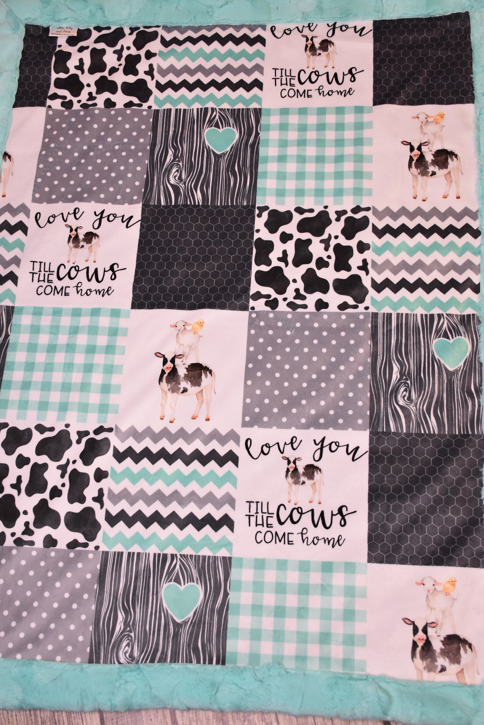 Personalized Blanket Country Baby Girl Shower Gift Farm - Etsy