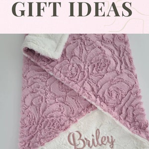 Personalized Baby Blanket for Baby Girl Customized Minky Baby Blanket ...