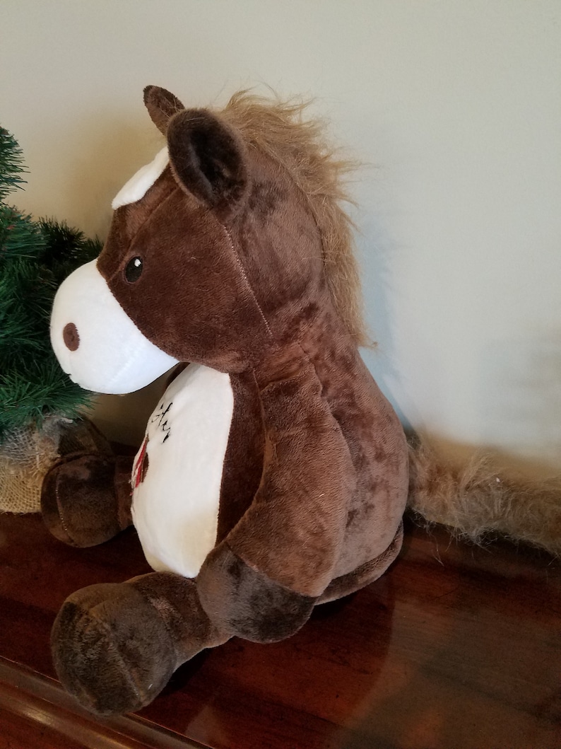 Personalized Horse baby stuffed animal birth announcement | Etsy