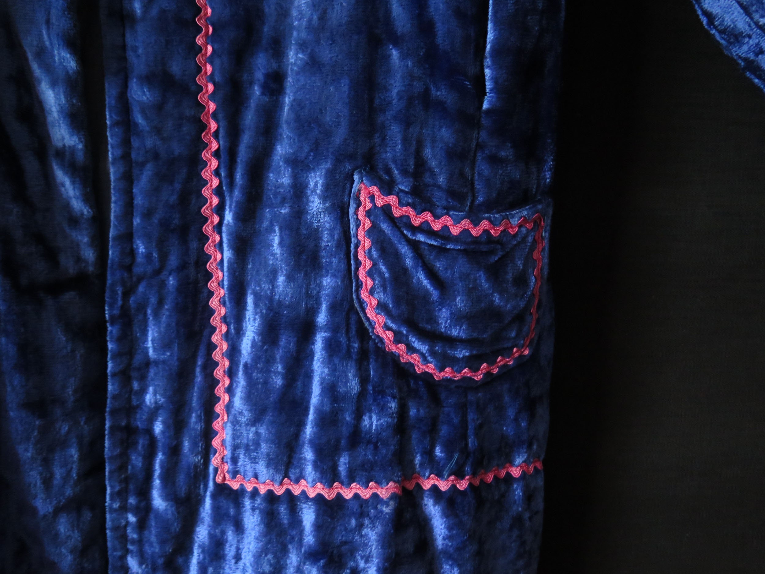 Vintage Turkish Anatolian Velvet Jacket Free Shipping - Etsy