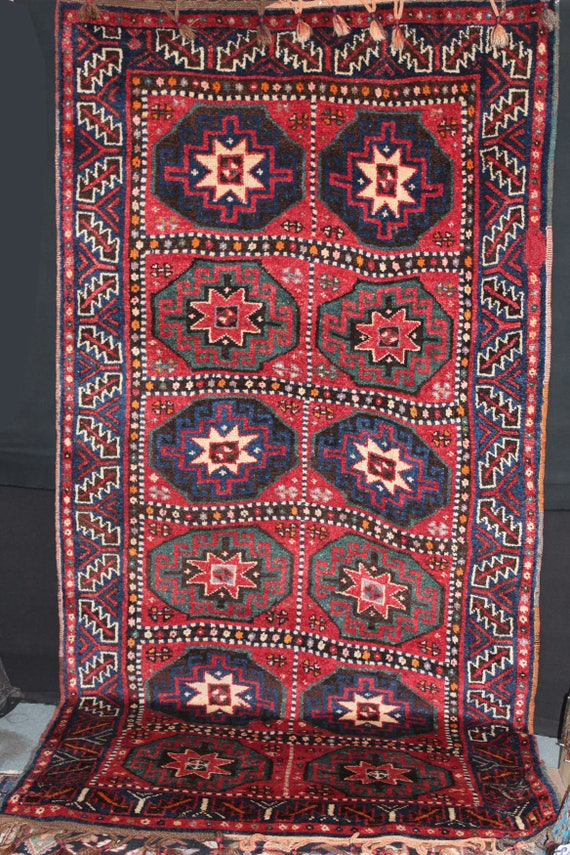 Antique Kurdish Rug Free Shipping | Etsy