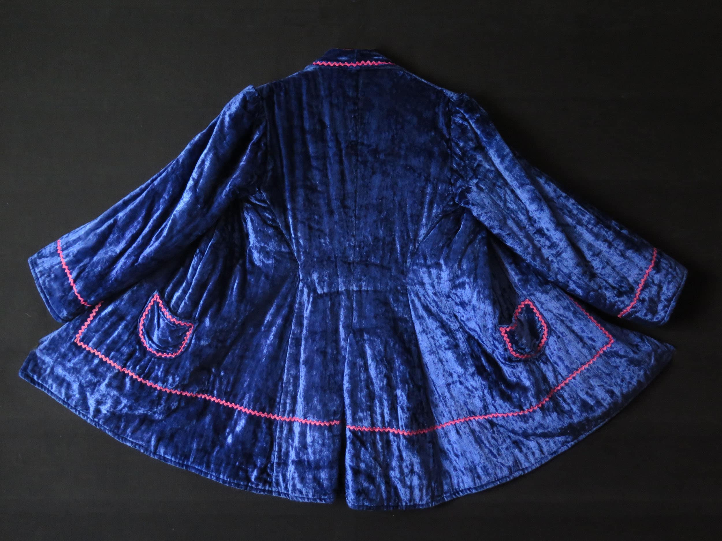 Vintage Turkish Anatolian Velvet Jacket Free Shipping - Etsy