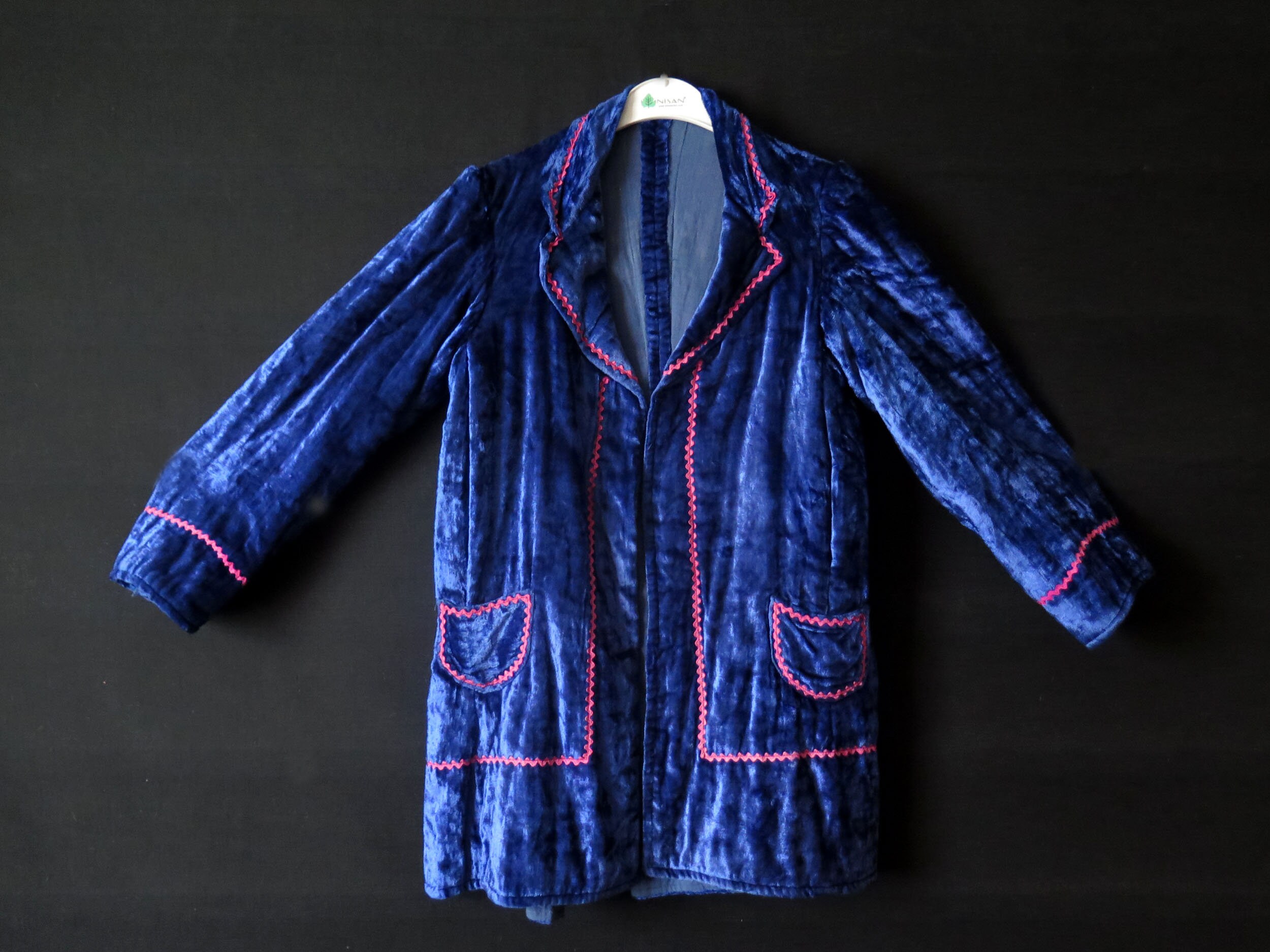 Vintage Turkish Anatolian Velvet Jacket Free Shipping - Etsy