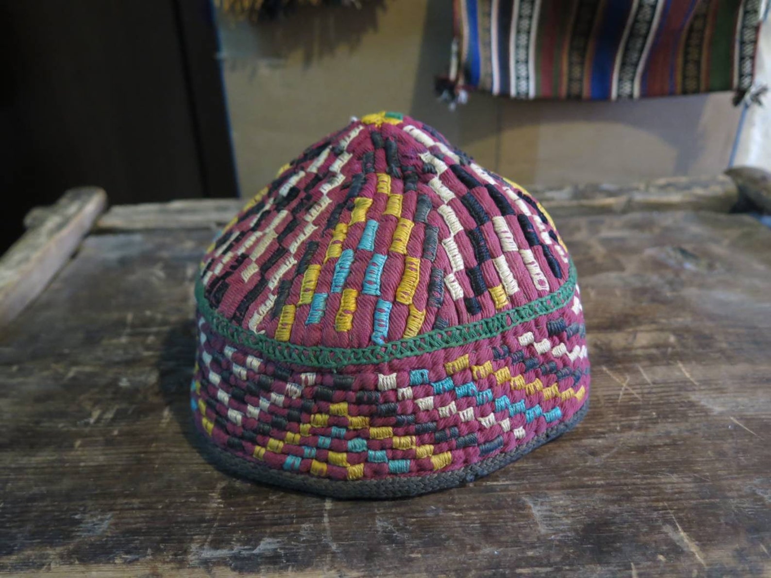 Antique Turkmen Hat & Skullcap Free Shipping - Etsy