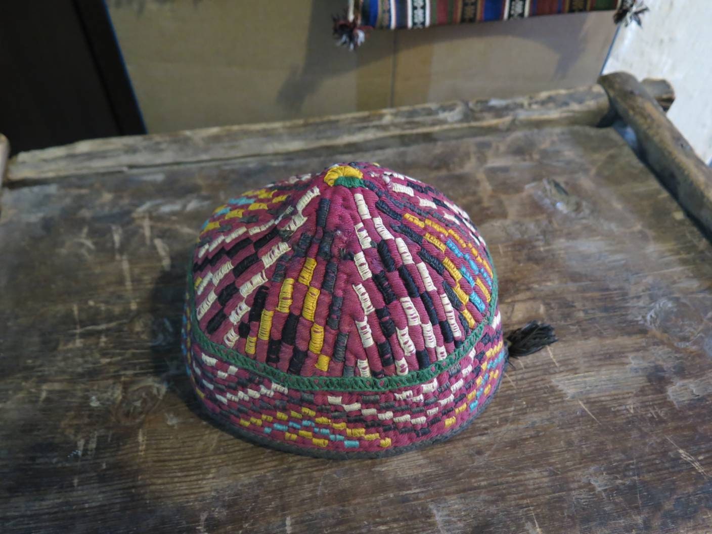 Antique Turkmen Hat & Skullcap Free Shipping - Etsy