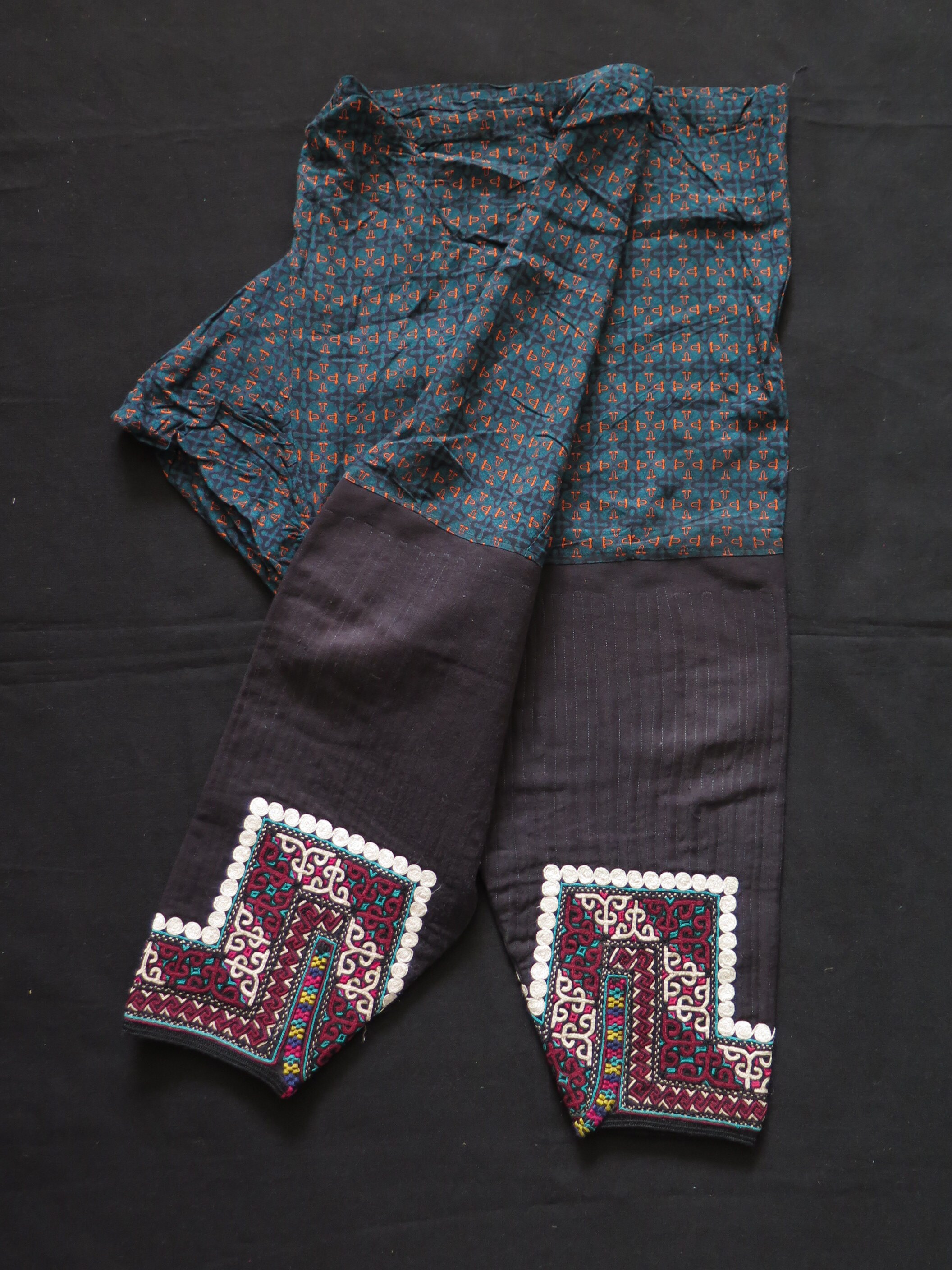 Ethnic Afghan Vintage Baggy Pants With Silk Embroidery - Etsy