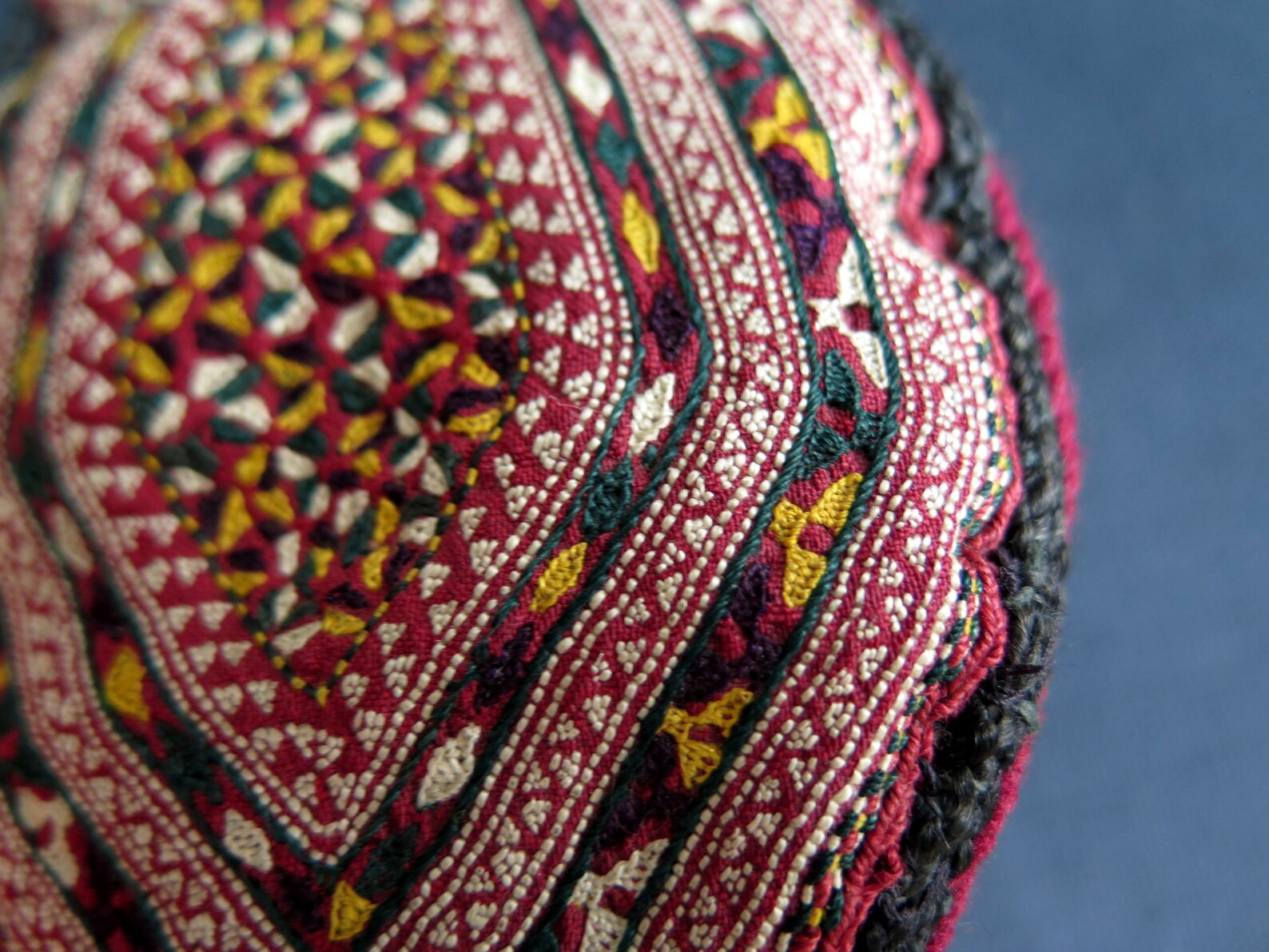 Vintage Turkmen Turkmenistan Fine Silk Hand Embroidered Necktie Free ...