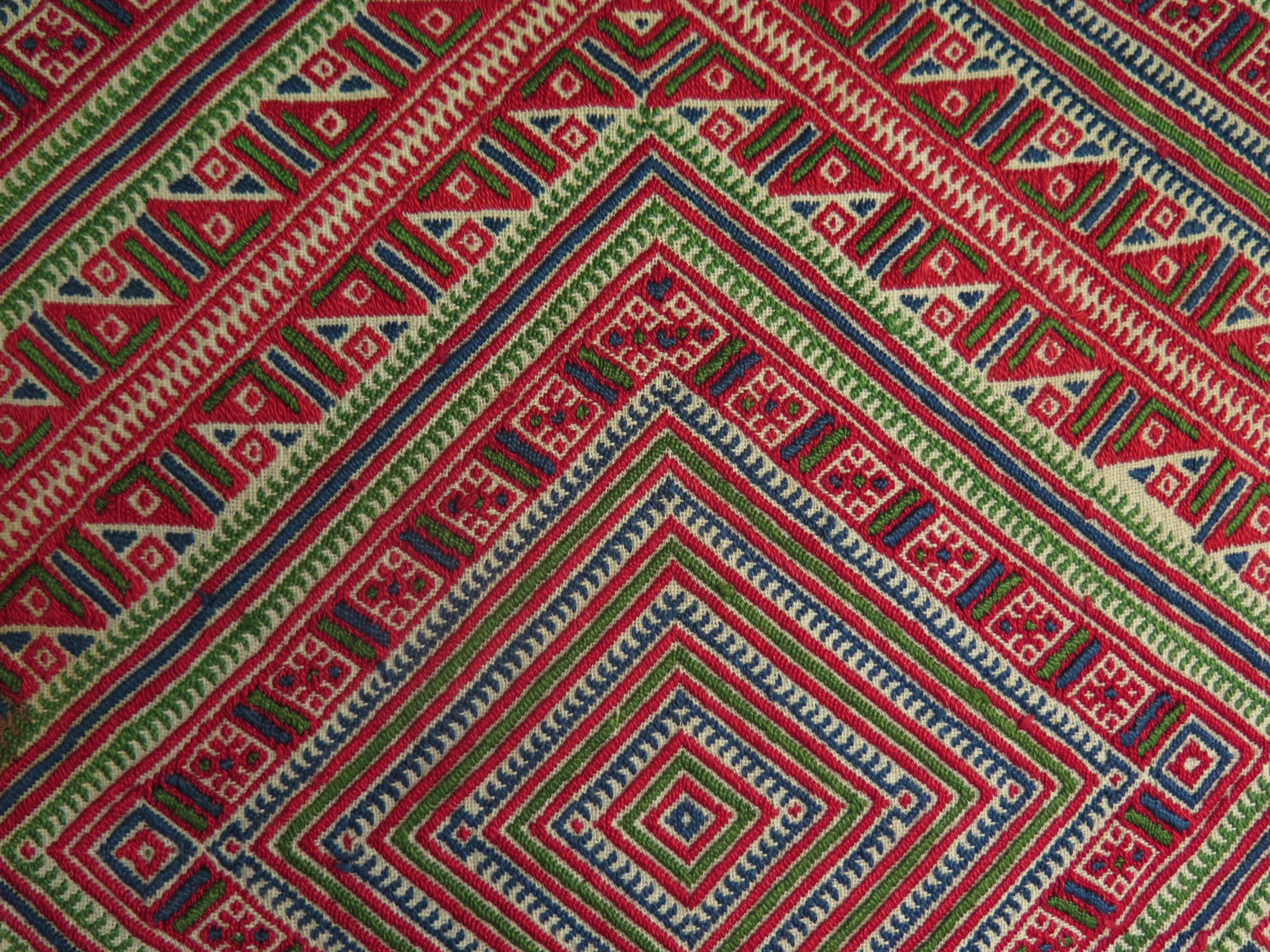 Antique Silk Embroidered Balkan Textile Free Shipping - Etsy