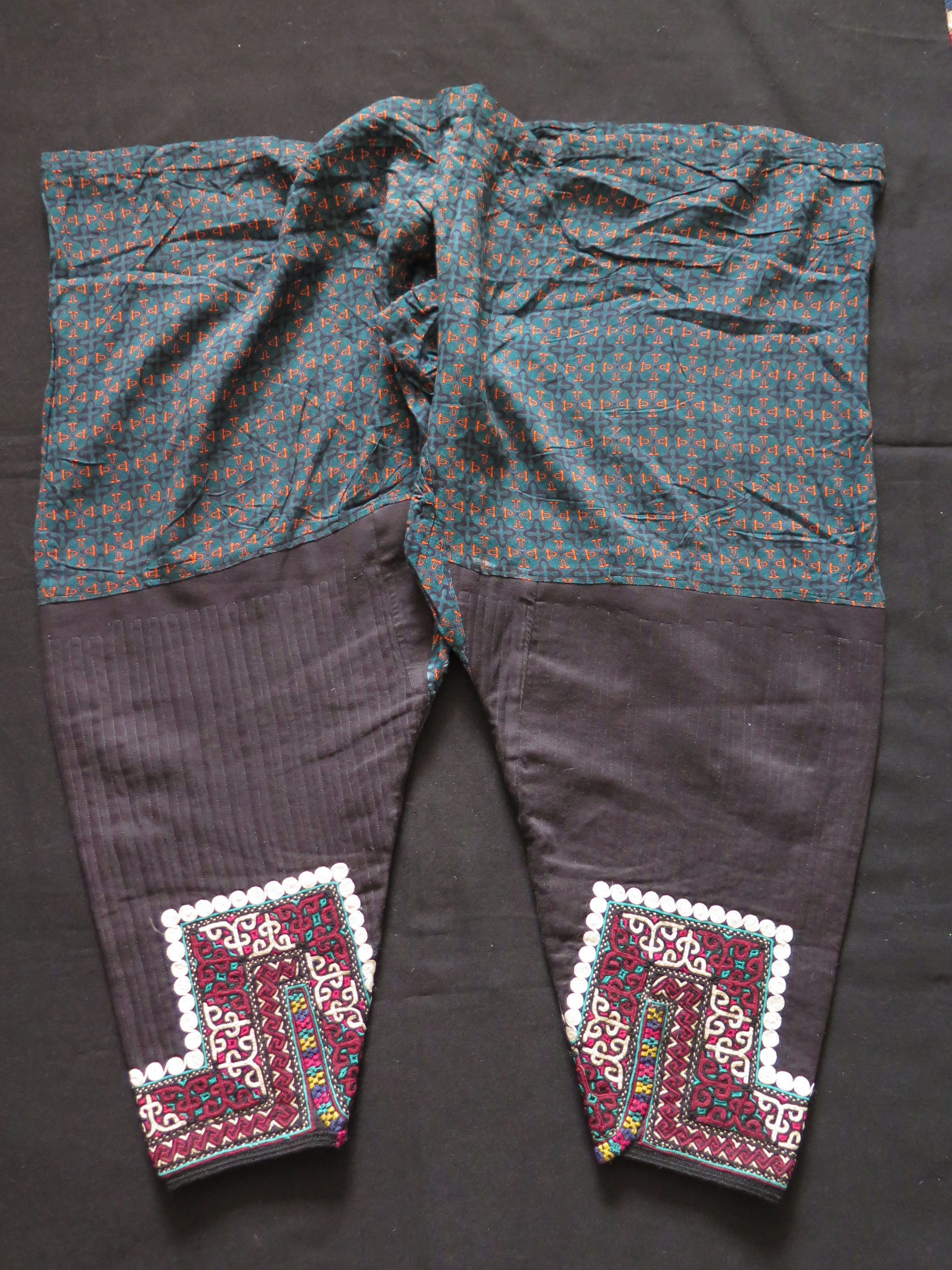 Ethnic Afghan Vintage Baggy Pants With Silk Embroidery - Etsy